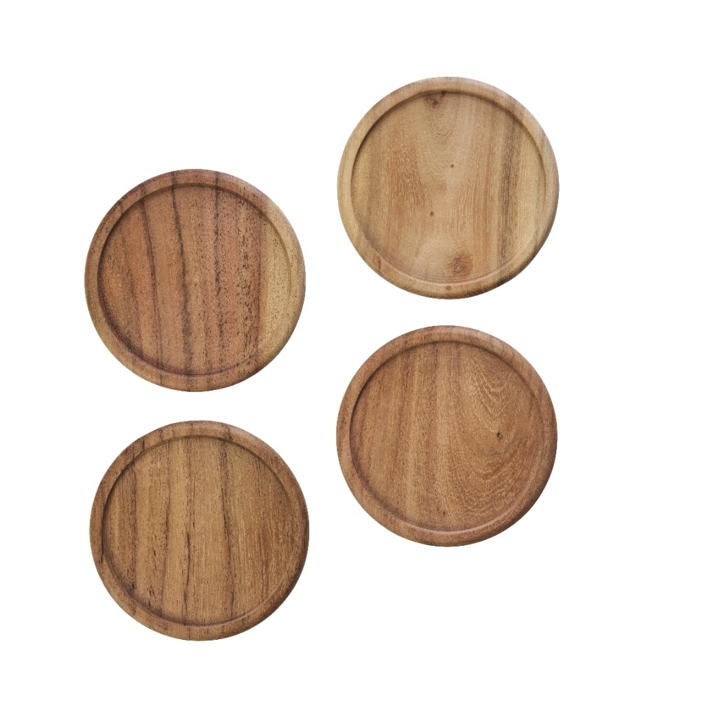Wooden Coasters x 4 – The Modern Croft